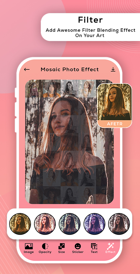 Mosaic Photo Effects - Photo Editor - Mosaic Effect Photo - Mosaically - Smart Mosaic Photo ...
